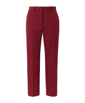 JOSEPH Coleman Cropped Stretch-twill Straight-leg Pants