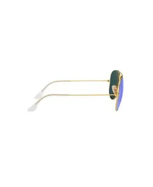 Ray-ban Aviator Frame Polarised Sunglasses - Blue