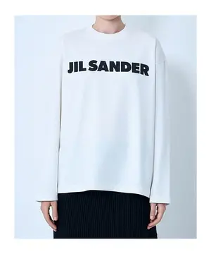 JIL SANDER Crewneck Long Sleeve T-shirt With Logo