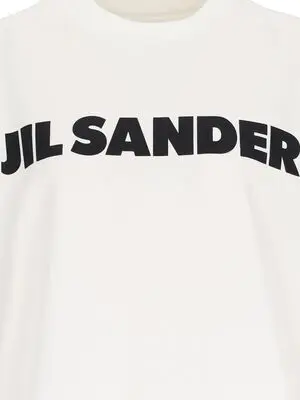 JIL SANDER Crewneck Long Sleeve T-shirt With Logo