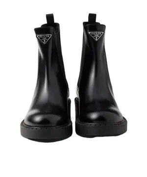Prada Round-toe Ankle Boots