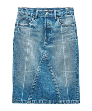 Women's Acid Wash Denim Skirts