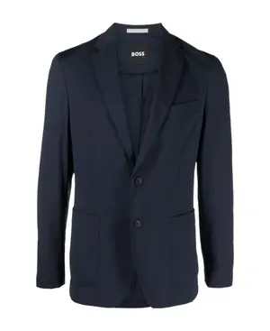 Hugo Boss Single-breasted Blazer - Black