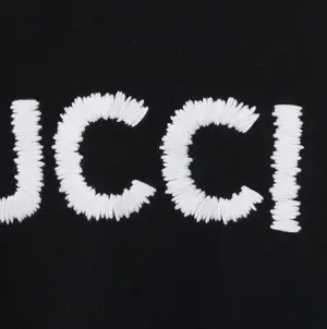 Gucci Embroidered Jersey Hoodie
