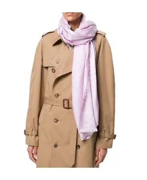 Gucci Gg Jacquard Shawl - Purple