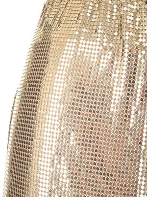 Sportmax Cariddi Embellished High Waist Zipper Skirt