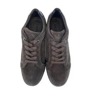 Emporio Armani Lace Up Suede Casual Sneakers
