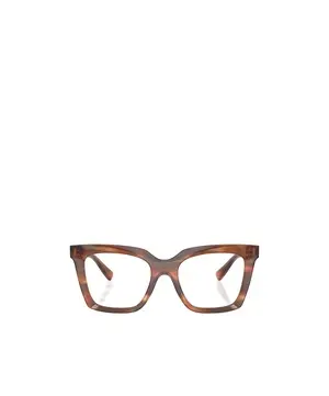 Dolce & Gabbana Square Frame Eyeglasses - Brown