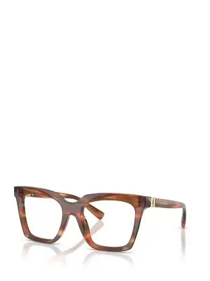Dolce & Gabbana Square Frame Eyeglasses - Brown