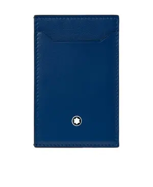 Montblanc Meisterstück Logo Plaque Card Holder - Blue
