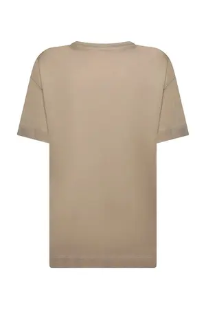 Brunello Cucinelli Shiny Tab Crewneck T-shirt - No