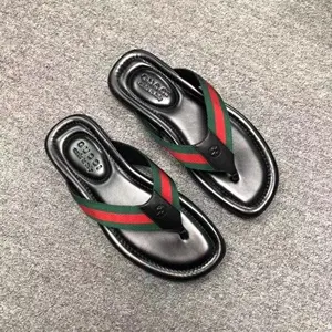 Gucci Thong Sandals With Web Detailing