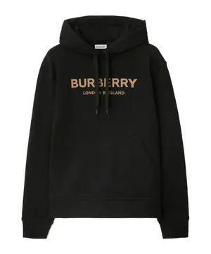 Burberry Logo Cotton Hoodie