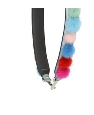 Fendi Multicolored Logo Shoulder Strap