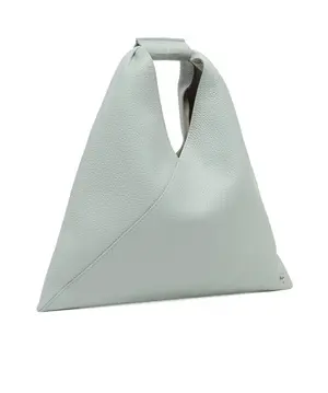 MAISON MARGIELA 6" Numeric Signature Convertible Top Handle Bag - Grey