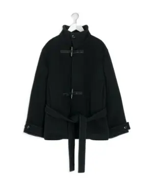 LEMAIRE Duffle Coat - Black