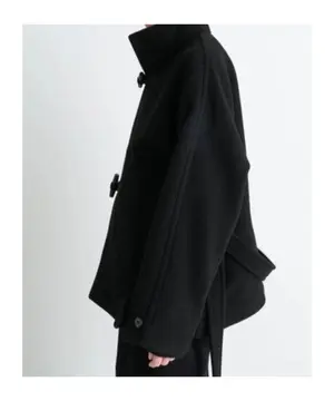 LEMAIRE Duffle Coat - Black
