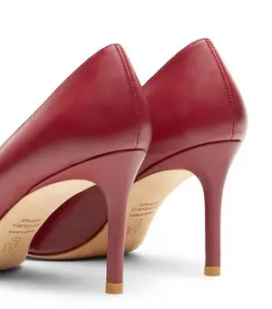 STUART WEITZMAN Pointed Toe Stiletto Heels - Red