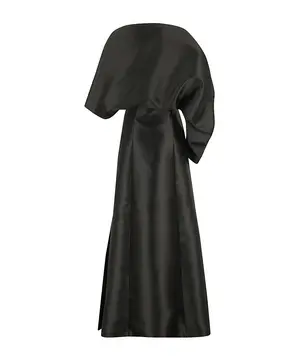 Alberta Ferretti Square Neck A-line Long Dress
