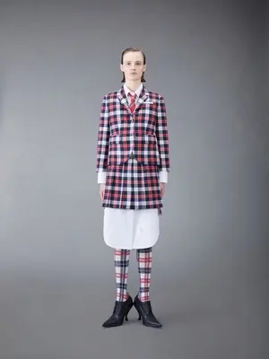 Thom Browne Checked Single-breasted Blazer