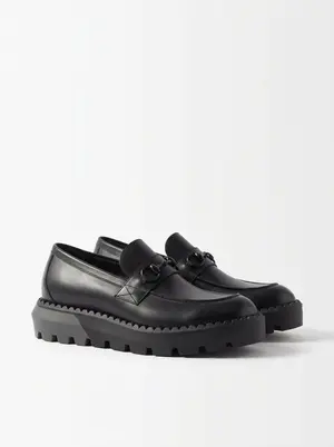 Gucci Horsebit Loafers With Two-tone Outsole