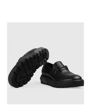 Gucci Horsebit Loafers With Two-tone Outsole