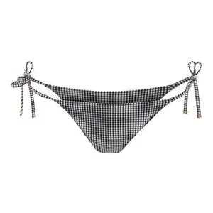 Celine Triomphe Swimsuit Bottom In Vichy Jersey