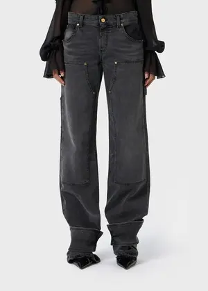 Blumarine Boyfit Cargo Jeans