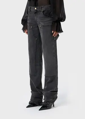Blumarine Boyfit Cargo Jeans
