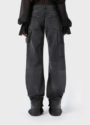 Blumarine Boyfit Cargo Jeans