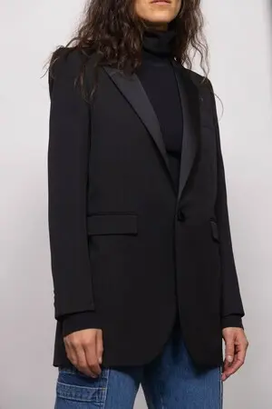 Saint Laurent Single-breasted Peak Lapel Blazer