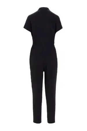 Fabiana Filippi Short Sleeve Buttoned Jumpsuit