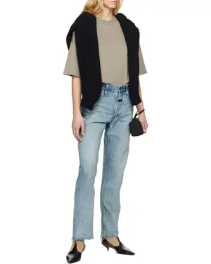 Fear Of God Straight-leg Frayed-edge Jeans