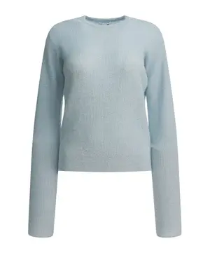 Auralee Long-sleeved Crew Neck Knit Sweater