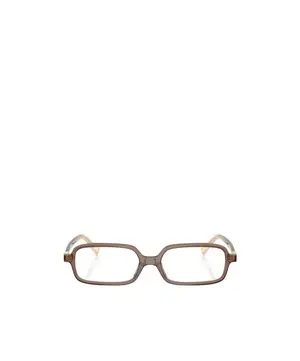 Miu Miu Pillow Frame Eyeglasses - Brown