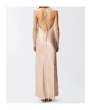 Pinko Camisole Strap Dress With Belt - No