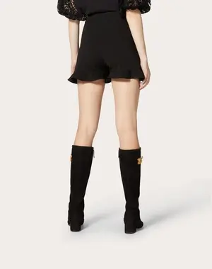 Valentino Garavani Vgold Ruffled Skorts