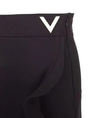 Valentino Garavani Vgold Ruffled Skorts