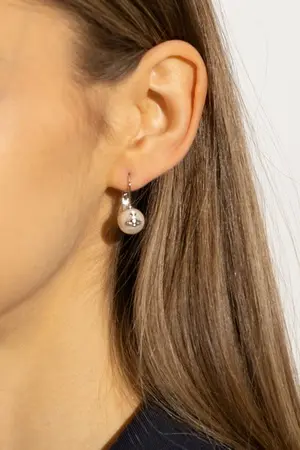 VIVIENNE WESTWOOD Logo-embossed Pearl Drop Earrings
