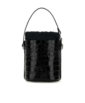 VIVIENNE WESTWOOD Daisy Orb Plaque Drawstring Bucket Bag