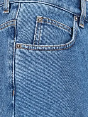 Loewe Belted Straight Leg Jeans - Blue