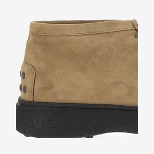 TOD'S Burlotto Gommino Lace-up Boots - Brown