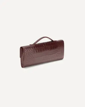 Bottega Veneta Rectangular Clutch - Red
