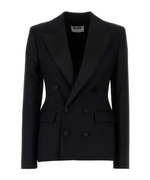 Moschino Double-breasted Tailored Blazer - Black