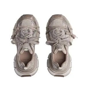 Balenciaga 3xl Lace-up Sneakers - Greige