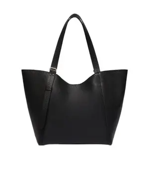 Max Mara Trapezoidal Tote Bag With Magnetic Clasp