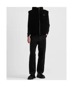 Prada Hooded Technical Fabric Down Vest
