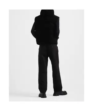Prada Hooded Technical Fabric Down Vest