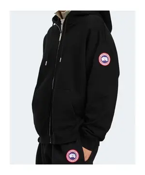 Canada Goose Rove Full Zip Hooded Sweatshirt - Black