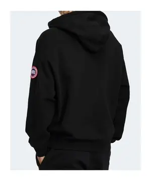 Canada Goose Rove Full Zip Hooded Sweatshirt - Black